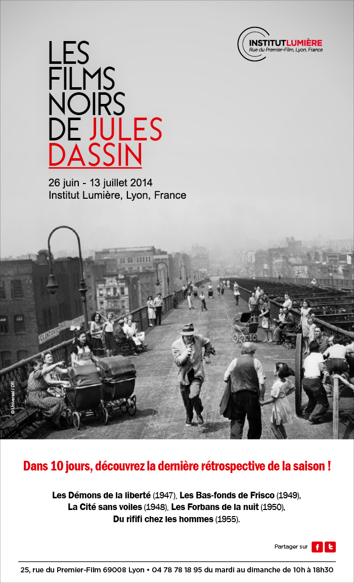A venir, les films noirs de Jules Dassin